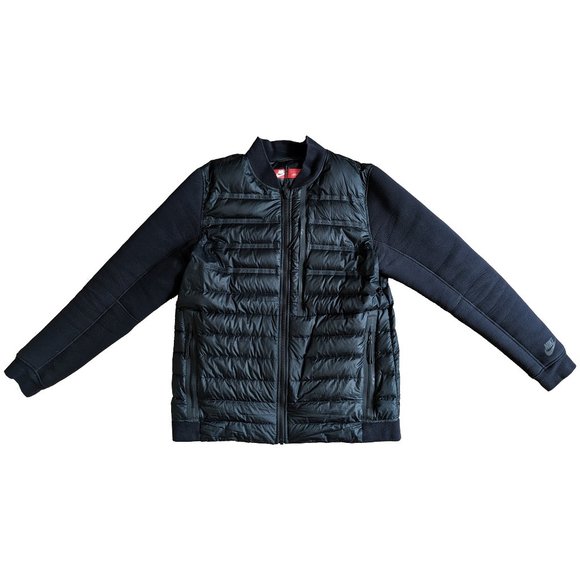 Nike | Jackets & Coats | Nike Tech Aero Loft Bomber Varsity Jacket ...